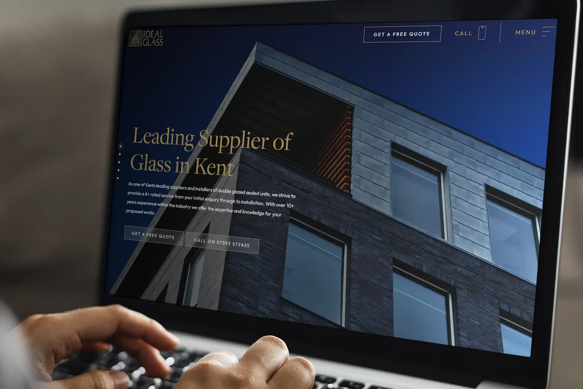 Ideal Glass Case Study - Hello Storm Creative Agency Kent